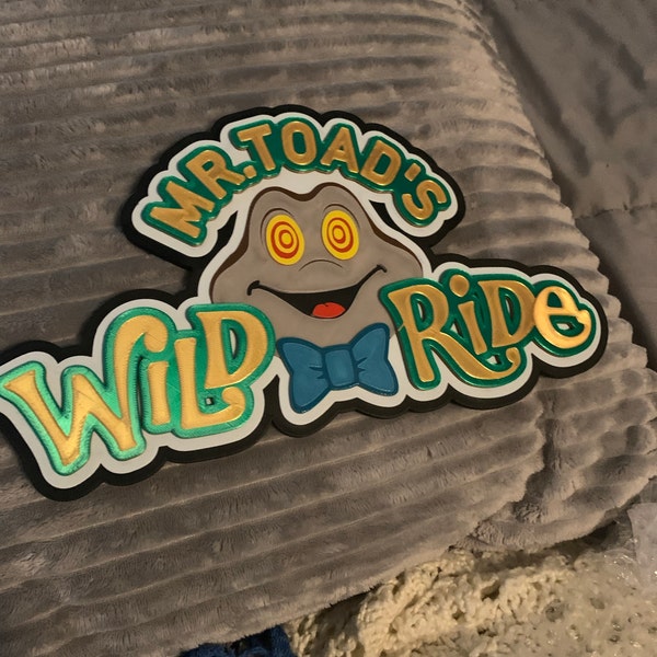 Mr. Toads Wild Ride Sign - Etsy