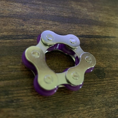 The Wave Bike Chain Link Fidget Toy - Etsy