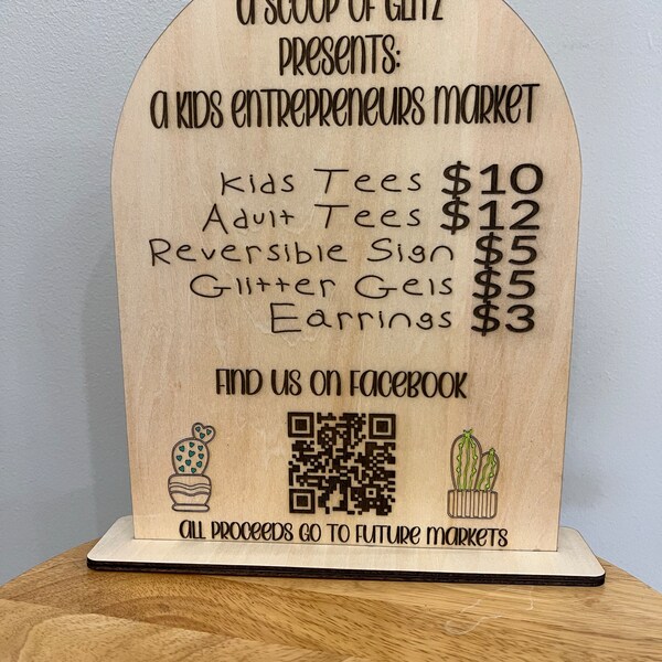 Standing Sign SVG, Standing Sign Template, Sign Base Laser Svg, Sign ...