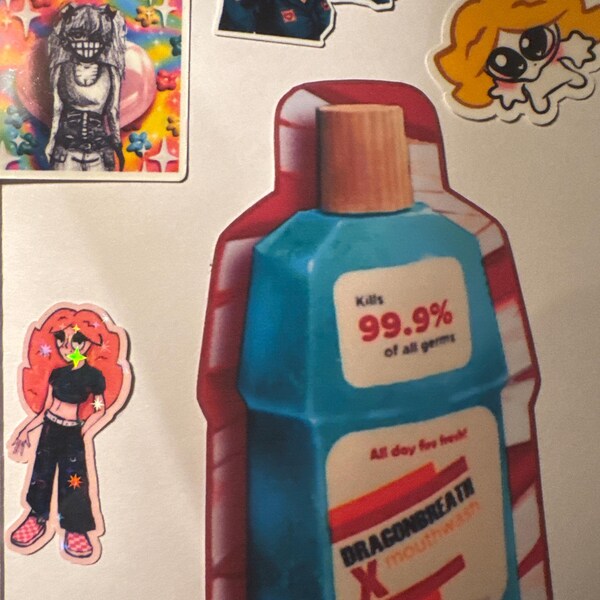 The Mouth Wash… Sticker | Mouthwashing Game | Curly - Etsy