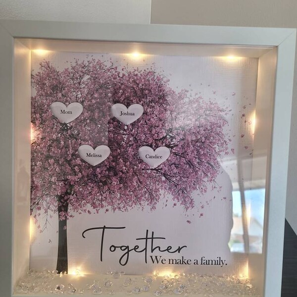 Personalised Family Tree, Together We Make a Family Gift, Mothers Day ...