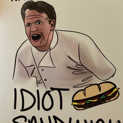 Gordon Ramsay Birthday Card - Etsy