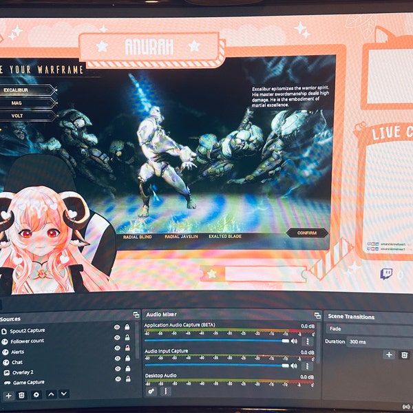 Live2d Vtuber Model for Commercial Use! Aries the Zodiac Vtuber (ready ...