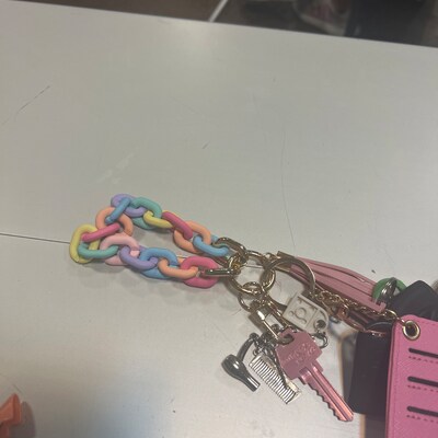 TRENDY Y2k Colorful Beaded Keyring Y2k Keychains Bag - Etsy