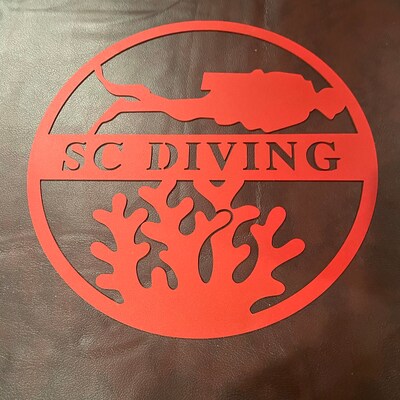 Personalized Scuba Diving Sign, Scuba Gifts With Name, Scuba Beach ...