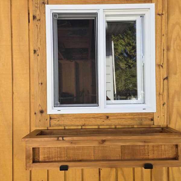 Angled Solid Cedar Planter Box Modern Style Planter Box Garden Box ...