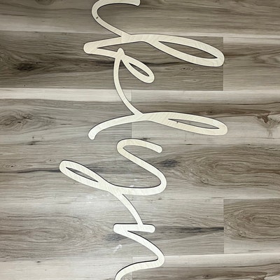 Custom Wood Baby Name Sign Letter Wall Art Kids Room Art - Etsy