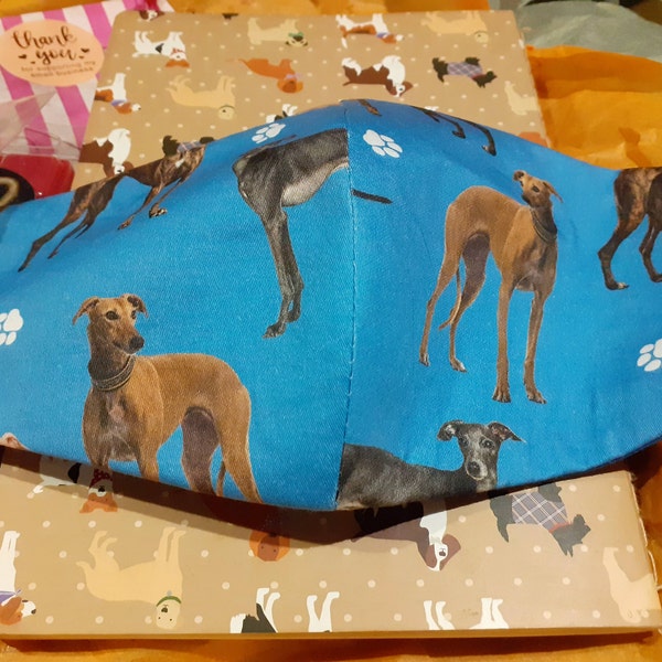 Adorable Jack Russell Dog Face Mask. 100% Cotton - Etsy UK