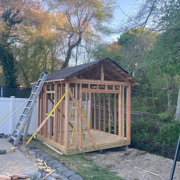 20' X 20' Lean Cottage Architectural Plans - Custom 400SF Tiny House ...