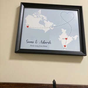 Exchange Student Map Raleigh North Carolina USA Matera - Etsy