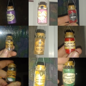 Magical Apothecary Miniature Potions Replicas decorative Glass Potion ...