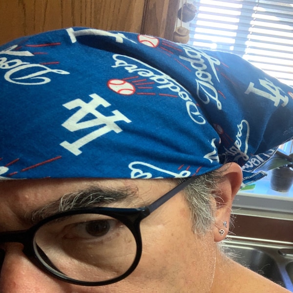 MLB Los Angeles Dodgers Baseball Head Bandana 2 Sizes Offered L & XL ...