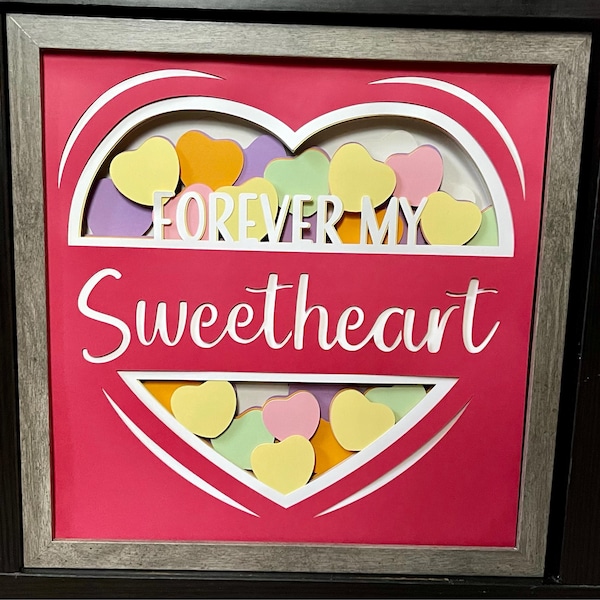 CUSTOMIZABLE 3D Grief Shadow Box Svg for Cricut for Silhouette - Etsy ...
