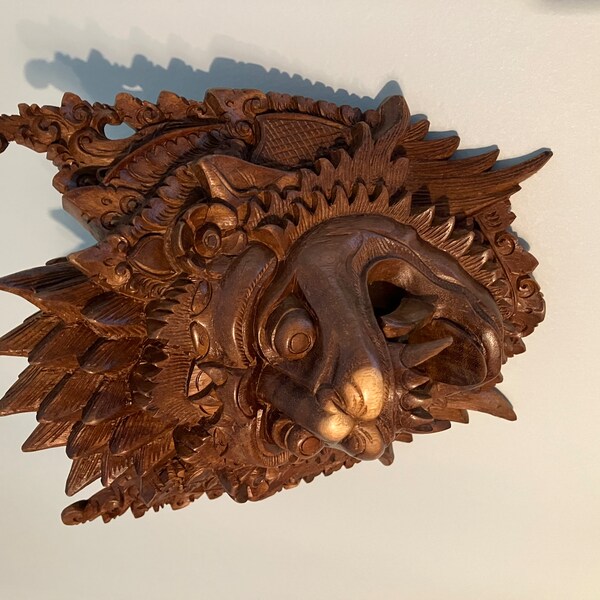 Ananta Boga Dragon Balinese Myth Animal Wood Sculpture, Decor for ...