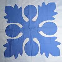 Hawaiian Quilt Pattern "ulu(bread Fruit) Leaf " 20 Inch X 20 Inch ...