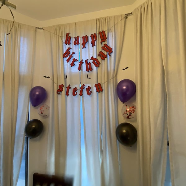 Horror Birthday Banner | Slasher Party | Halloween | Scream Birthday ...