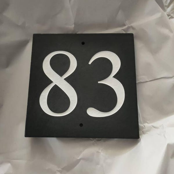 Engraved Emerald Green Ceramic Wall Tile Address Sign Irish Handmade ...