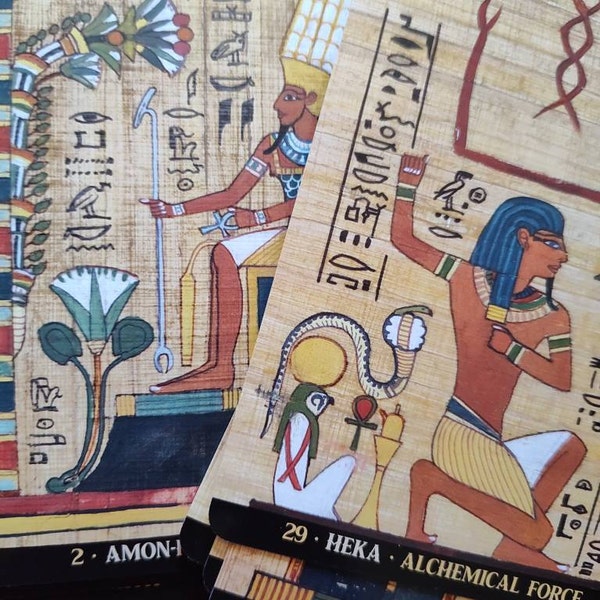 Egyptian Gods Oracle Cards Set Tarot Card Deck Booklet Kit Magick Magic ...