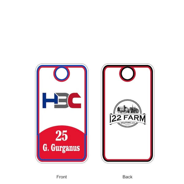Custom Sports Team Bag Tag, Bag Tags for Football, Hockey, Baseball ...