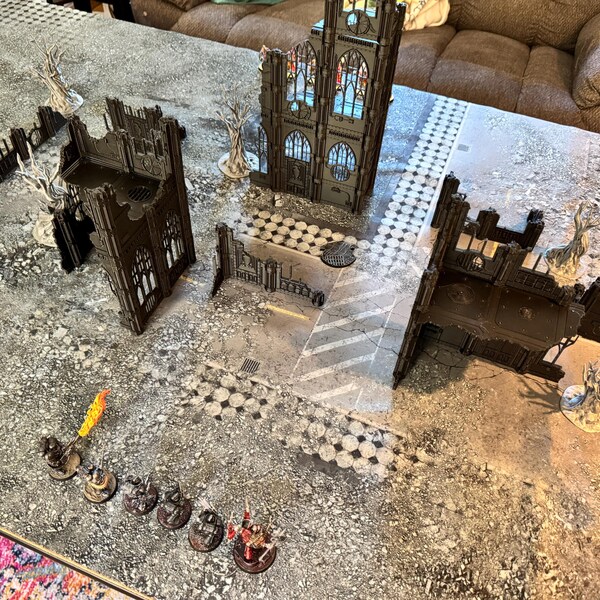 Gothic Wargaming Terrain Ruins: 28mm Sci-fi Tabletop Scenery Set - Etsy