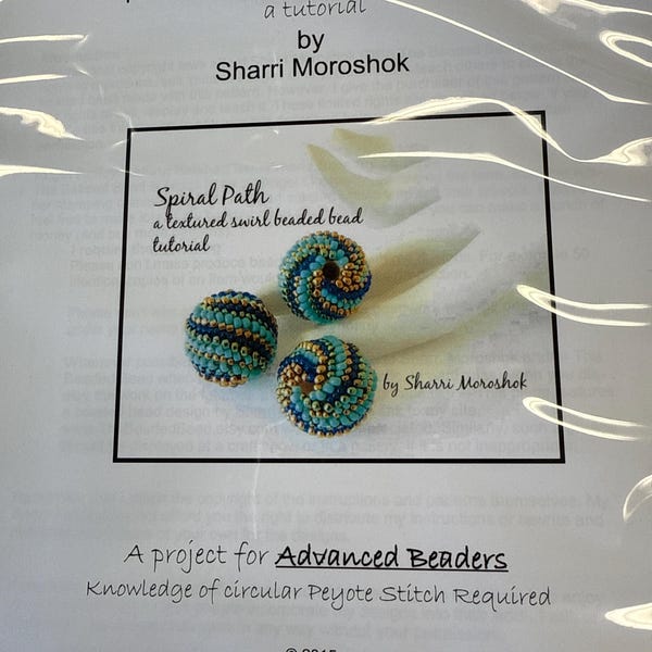 Freeform Flow Beaded Bead Kit, Freeform Peyote Stitch Bead Pack, Focal ...