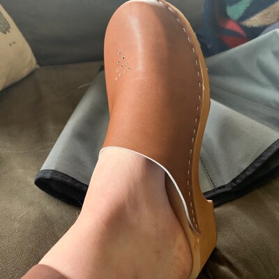 Leather Clogs With Studs Wooden Clogs Women Clogs Shoes With Studs ...