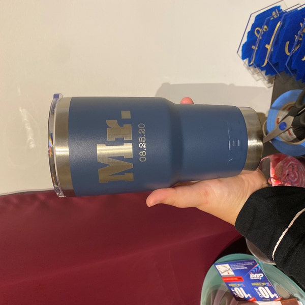 YETI, Personalized 30 Oz YETI, Custom Stainless Steel YETI, Custom Logo ...