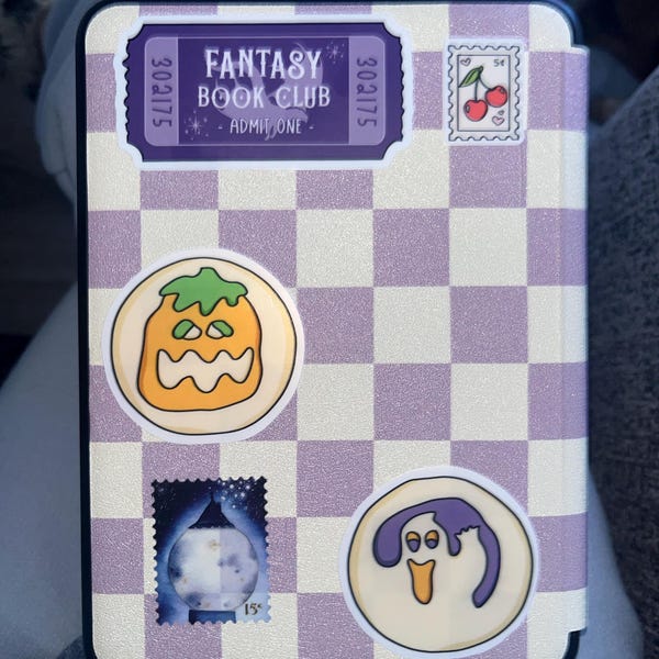 Ghost & Pumpkin Cookie Stickers: Waterproof Fall Decor - Etsy
