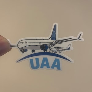 Watch Your Elbows and Knees Aviation Glossy Vinyl Sticker - Etsy