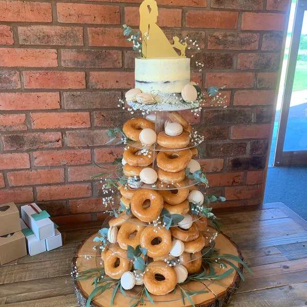 Bride Groom and Cavapoo Dog Acrylic Silhouette Wedding Cake Topper - Etsy