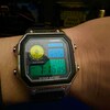 Custom Silver Casio World Time Watch With Color Screen Mod - Etsy
