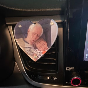 Car Photo Frame Holder, Personalized Picture Frame for Your Car's Sun ...