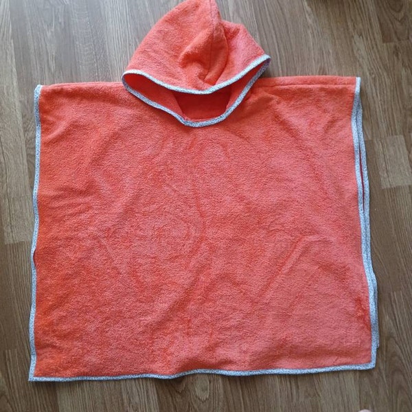 Ebook Towel Poncho for Kids Pattern Sewing, Hooded Beach Towel for ...