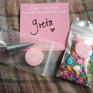 White Shimmer Confetti Dot Sprinkles - Pretty Pearlescent White Polka ...