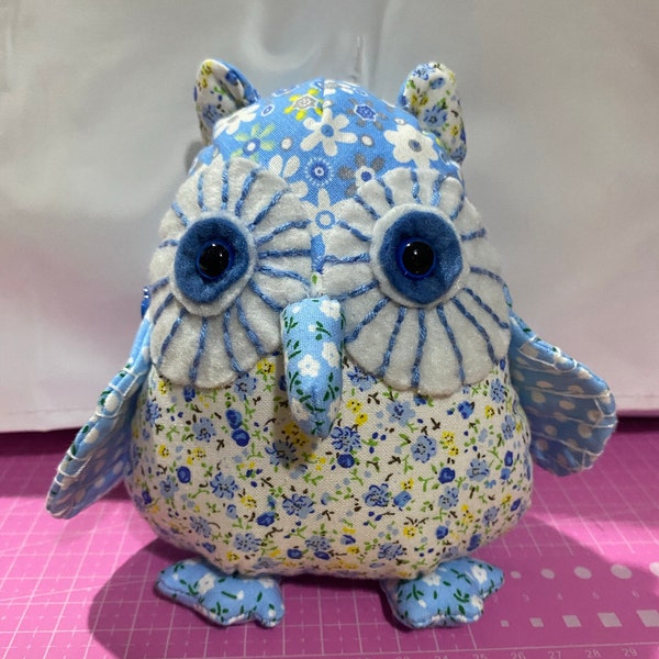 Owl Sewing Pattern, Twinkle Owl Soft Toy PDF Pattern & Photo-tutorial ...