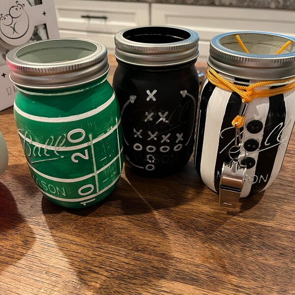 American Flag Mason Jars - Red, White, Blue Mason Jars - Stars and ...