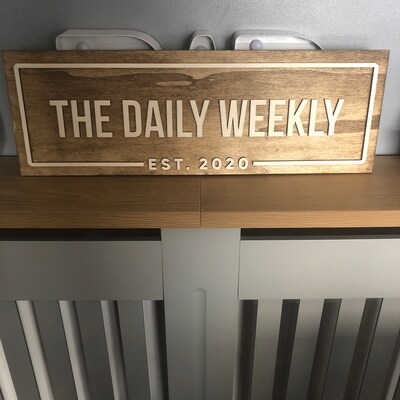 Established Sign, Wedding Signs, Wood Signs, Custom Family Name Sign ...