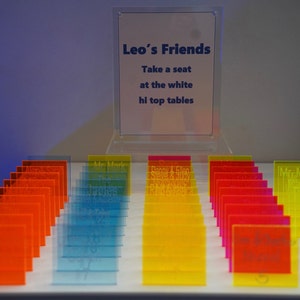 Custom Made LED Acrylic Light up Centerpieces Create Your - Etsy