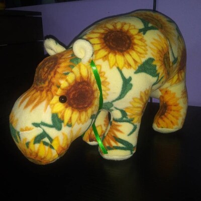 Hippo Heather Stuffed Animal Pattern PDF - Etsy