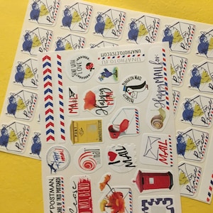 Greetings From Sticker Postcard ID Flag Sticker for Postcrossing. Any ...