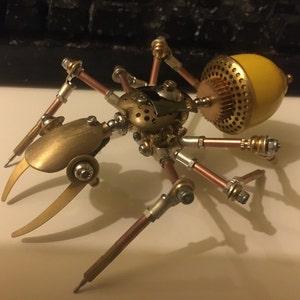 Steampunk Mechanical Spider All-metal Handmade Creative Small Crafts ...