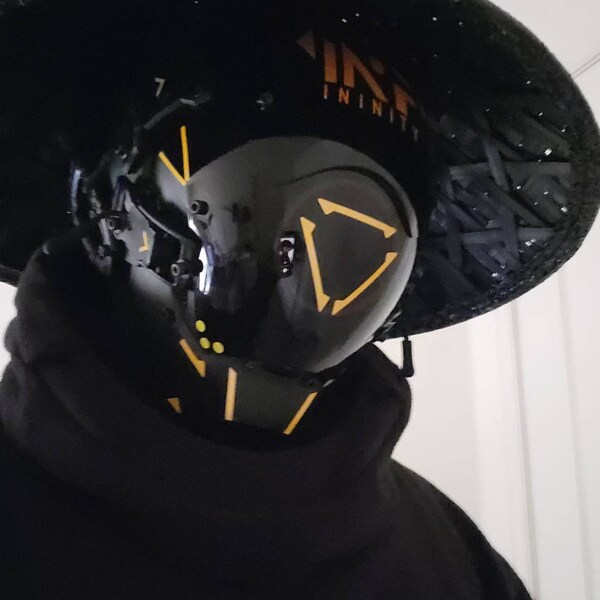 Cyberpunk Eye Mask Cyber Goggles Mask Samurai Goggles Tactical Goggles ...