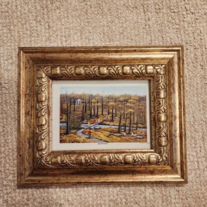 Brushed Gold Picture Frame - Etsy