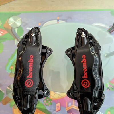 4 Corvette Caliper Decals Sticker C8 Z51 Heat Resistant White Red - Etsy