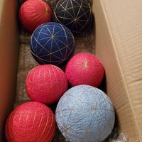 Temari Embroidery Kit for Beginners Japanese Sakura Temari Ball ...