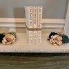 Custom Book Stack Centerpiece||wedding & Home Decor||made With Real ...