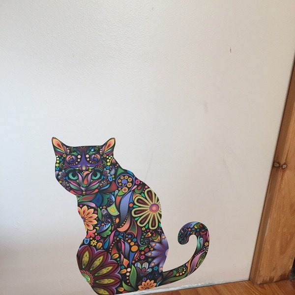 Cat Decals - Set of 3 Cat Wall Stickers - Peel and Stick Decals - Etsy