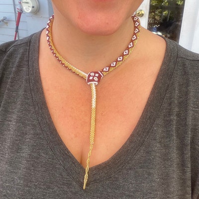 Blue Beaded Necklace Native American Style Indian Beads Necklace Ethnic ...