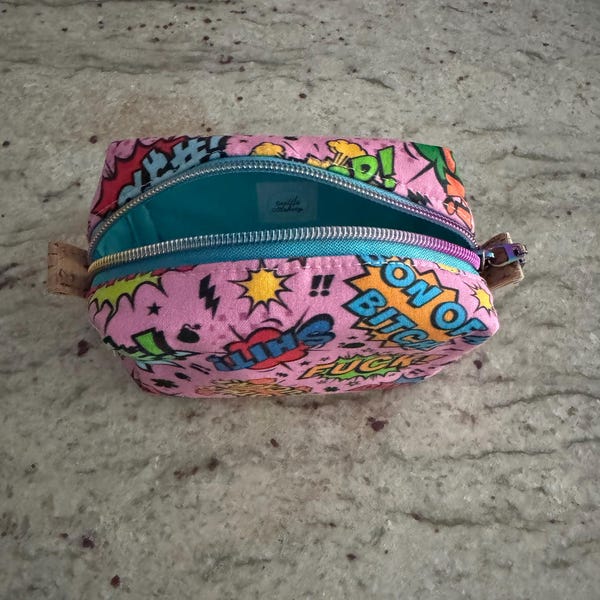 Boxy Bag | Dopp Kit | Zipper Bag | Makeup Pouch | Cosmetic Bag ...
