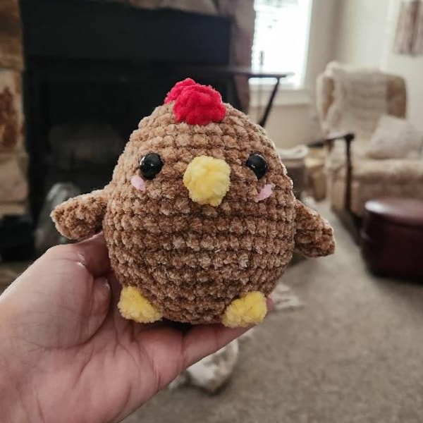 Chubby Hen Crochet Pattern, Easter Crochet Pattern, Amigurumi Chicken ...